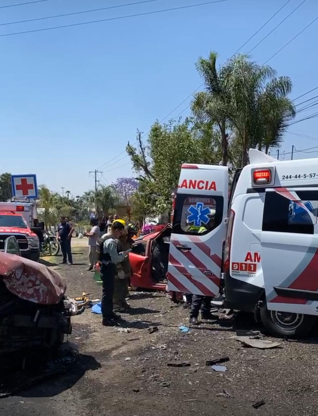 Se Registra Fuerte Accidente Automovilístico En La Federal Atlixco Puebla