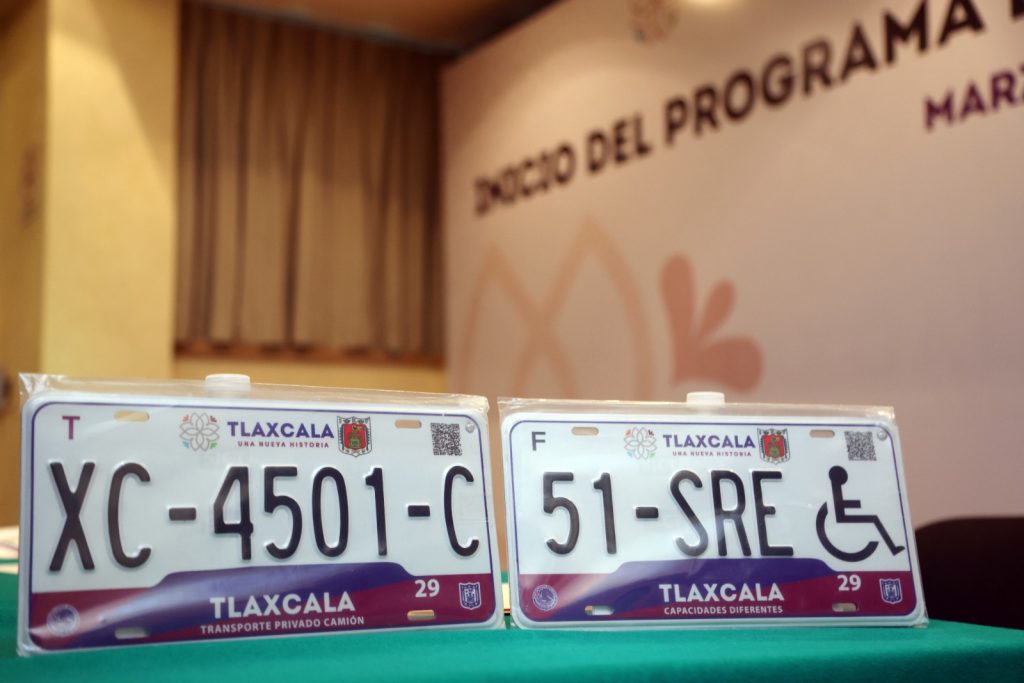 Inicia en Tlaxcala canje de placas vehiculares